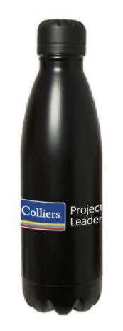 Water Bottle | Matte Black – Colliers Project Leaders
